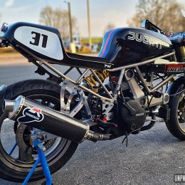 Ducati 750 SS cafe-racer : la bécane de Stéphanie, concoctée par son ...